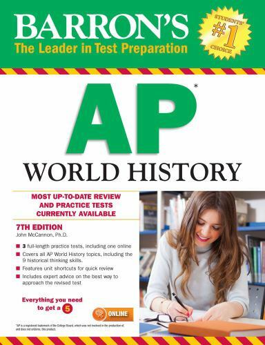 Barron's AP World History, 7th Edition by John McCannon (2016, Trade ...