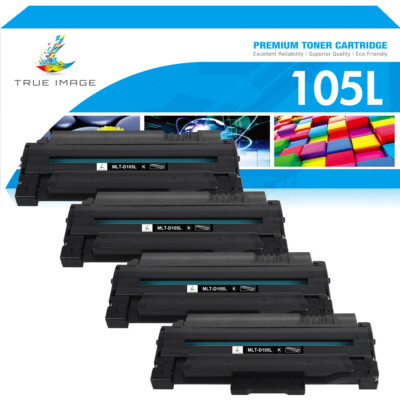 4PK Compatible With Samsung MLT-D105L ML-1915 ML-2525 ML-2525W ML-2545 ...