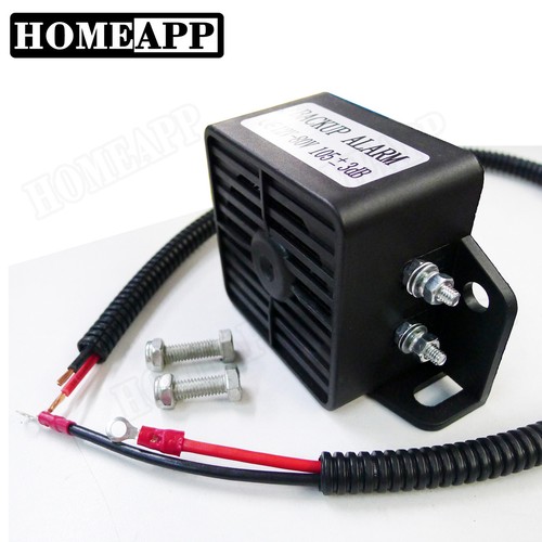 12V 48V 80V REVERSE ALARM buzzer beeper backup truck trailer caravan ...