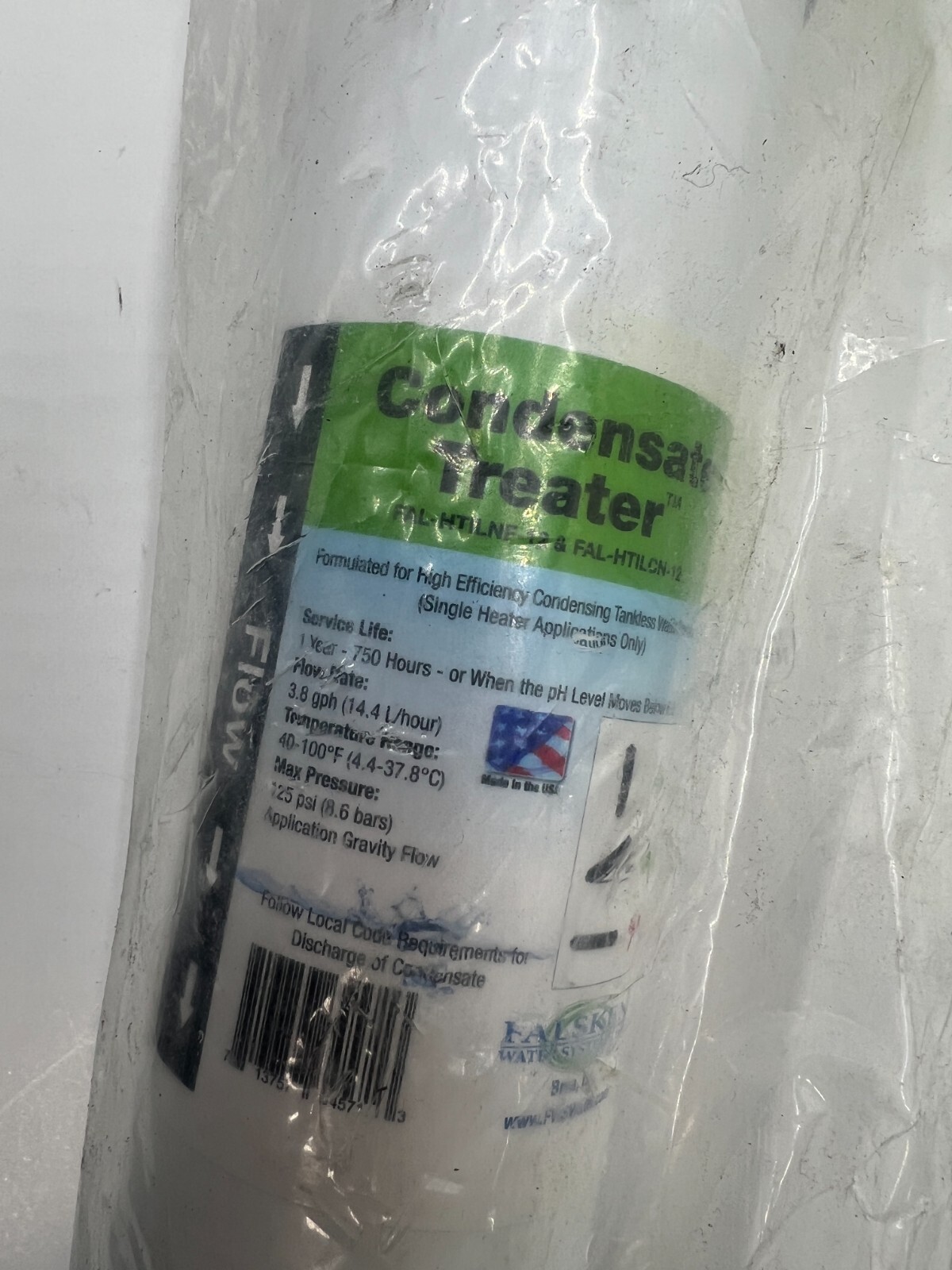 Falsken Condensate Neutralizer, FAL-HTILCN-12, HTILCN HTILNF Heater ...