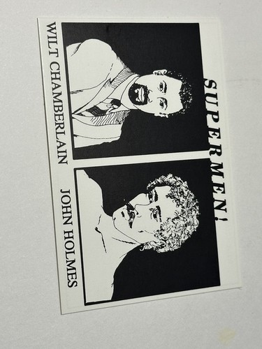 First Amendment Publishing Card Wilt Chamberlain John Holmes Supermen ...