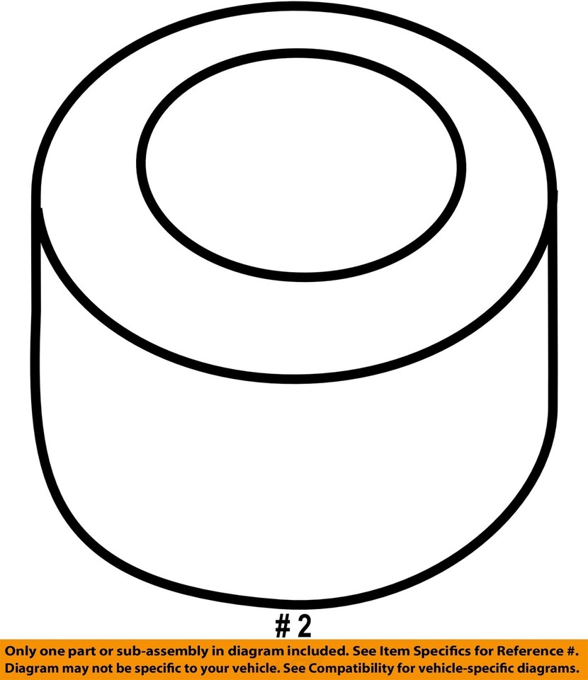 FORD OEM 15-23 Edge Radiator Components-Radiator Upper Insulator ...