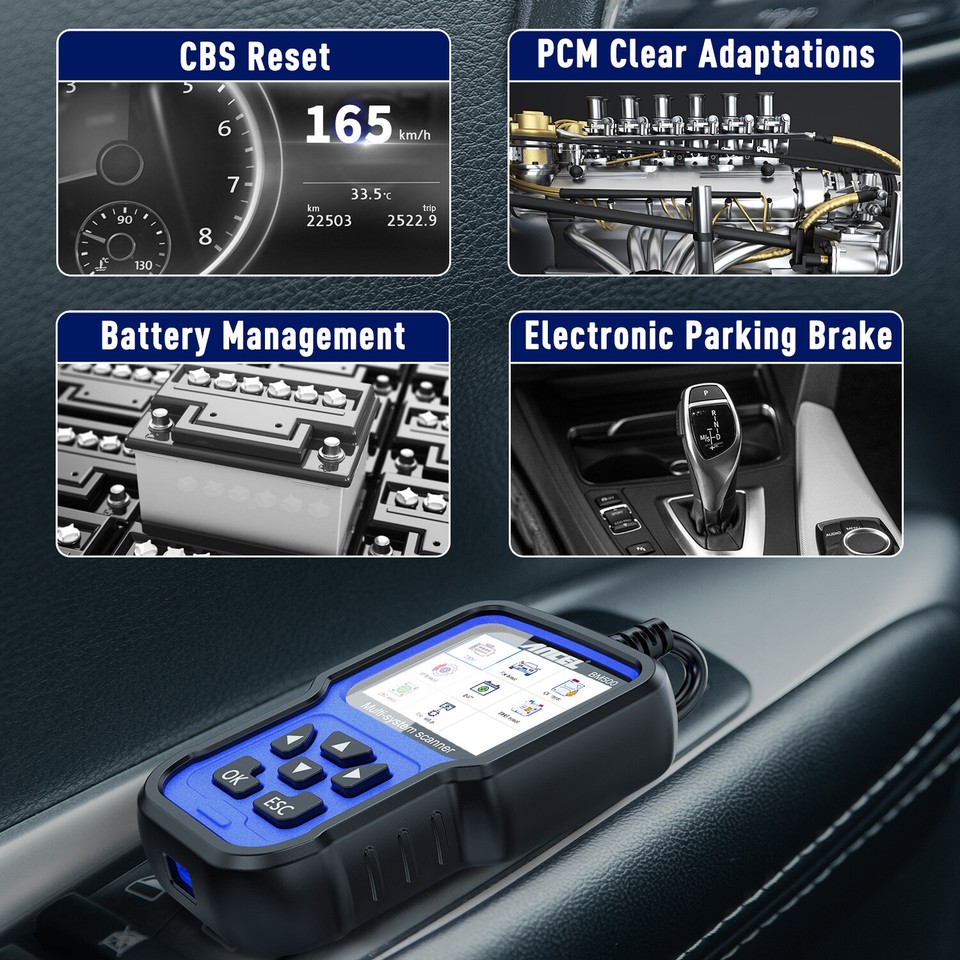 Ancel VD500/VD700/BM500/BM700/LD700/VOD700/BZ700/TD700 OBD2 Code Reader ...