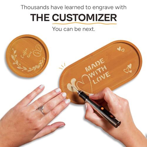 Customizer Resparked Engraving Pen (Formerly Culiau): Ultimate Cordless ...