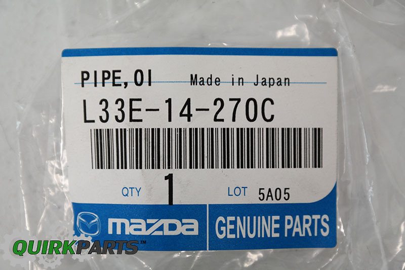 Mazda Turbocharger Upper Oil Pipe Turbo 2.3L OEM NEW 2007-2012 CX-7 ...