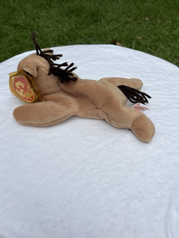 Ty Beanie Babies Derby Horse Plush w/ Hang Tag 1995 Retired Vintage MPN ...