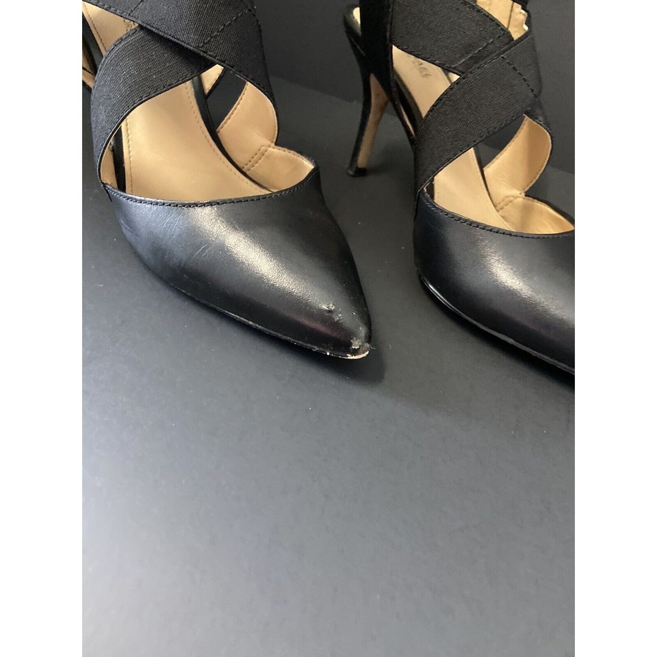 WOMEN Black Michael Kors, Midi Strappy, Sandals Pumps Size 7 Heels, Pre ...