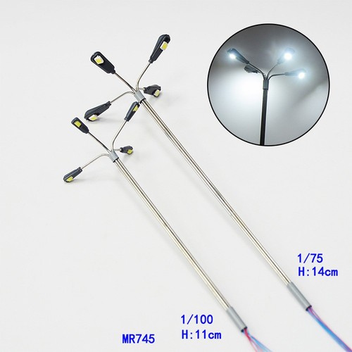 Railway Model Lamp 1:100 Garden Decoration LED OO HO Scale Playground ...