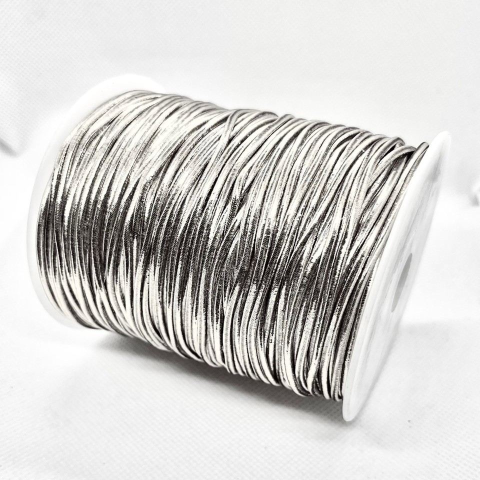 300ft x 2mm Round Metallic Stretch Cord Elastic Cord Elastic Stretch ...