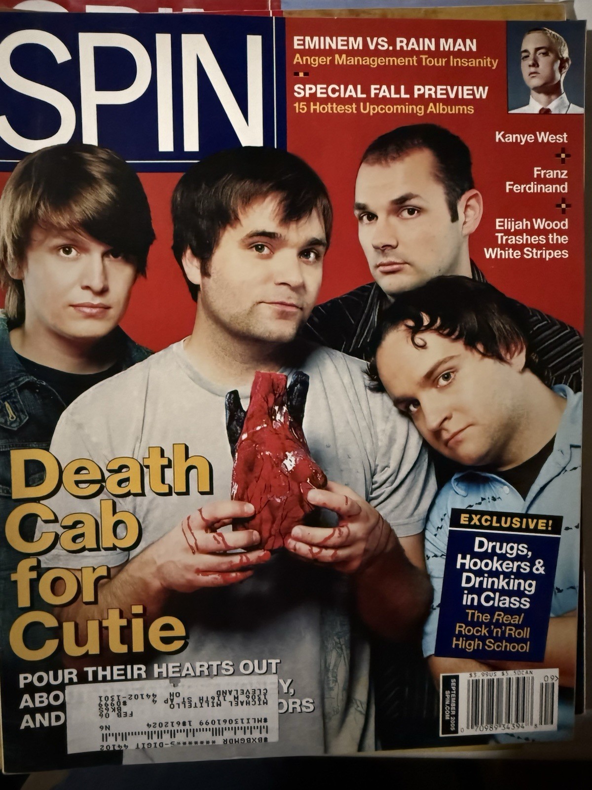 Spin Magazine Sep 2005 Death Cab For Cutie | eBay