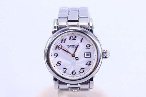 MONTBLANC 7087 Star Date Automatic Winding Ladies Watch Stainless steel ...