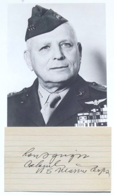 General Roy Geiger WW II Marine Commander Autograph Signed Card ''Rare ...