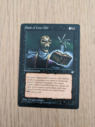 Serment de Lim-Dûl / Oath of Lim-Dul MAGIC MTG ICE AGE VO | eBay