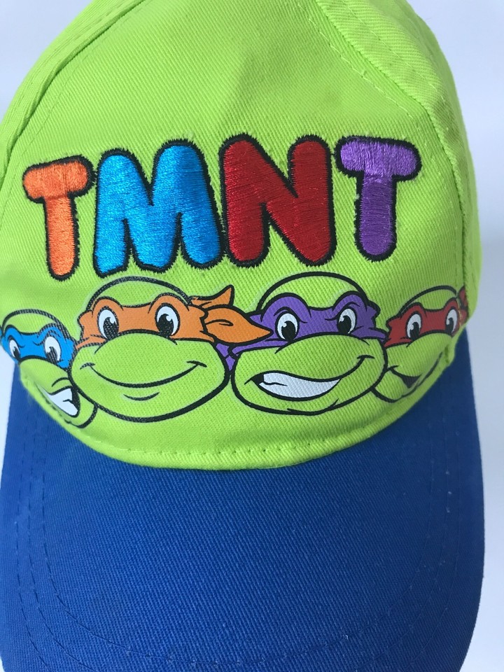 Teenage Mutant Ninja Turtles Strap Back Lime Green Adjustable Baseball ...