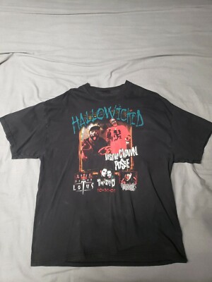 Vintage 2001 Insane Clown Posse Hallowicked Shirt Hatchet Man XXL | eBay