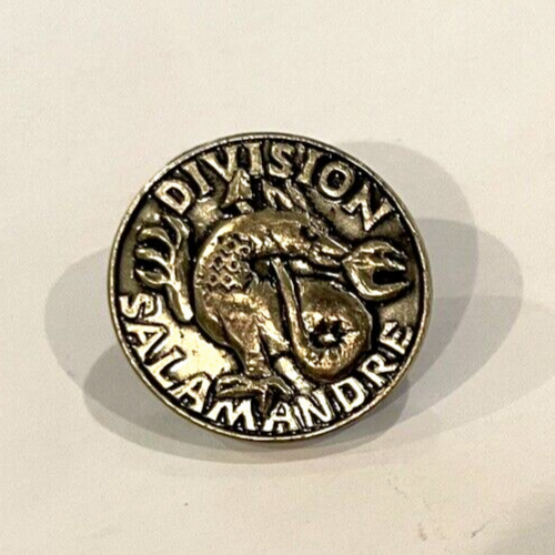RARE SALAMANDRE DIVISION Pin France French Army Salamander NATO Bosnia ...