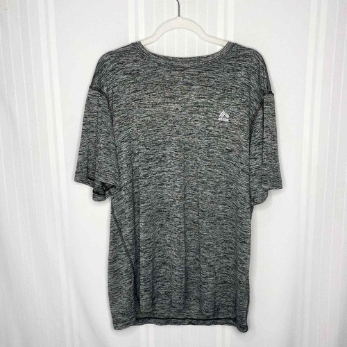 RBX Performance Short Sleeve Heathered Gray Workout T-Shirt 2X Men's ...