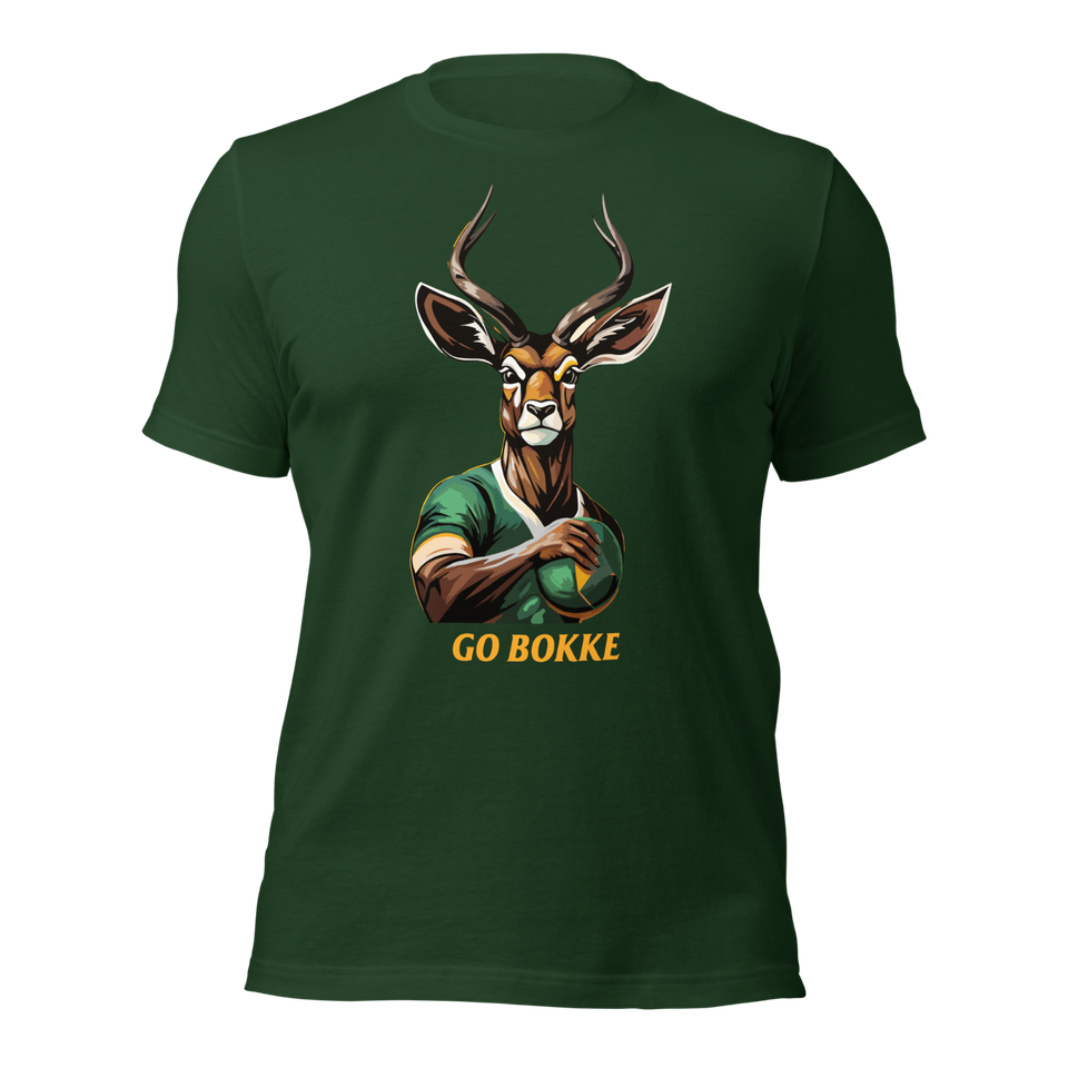 Springbok Supporter Soft and Lightweight Unisex T-shirt South African ...