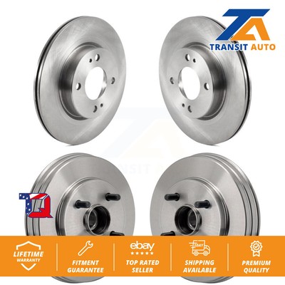 Front Rear Disc Brake Rotors Drums Kit For 2017-2022 Mitsubishi Mirage ...