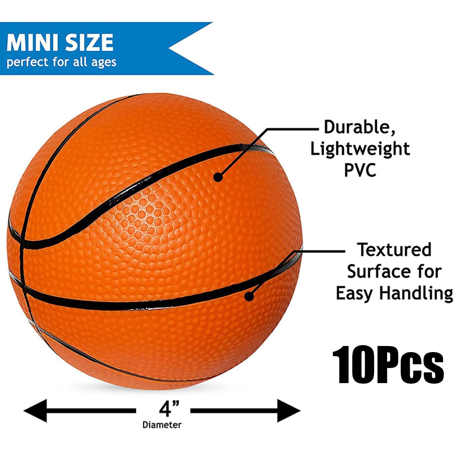Colorful Mini Basketball Set with Pump Perfect for Family Bonding ...