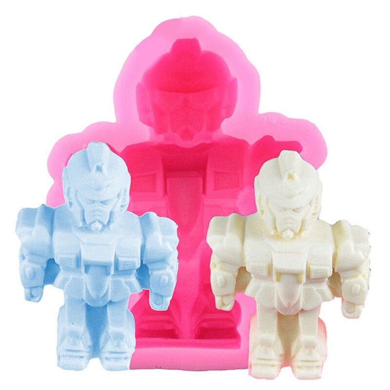 for Creative Robot Fondant Cake Silicone Mold Pastry Chocolate Mold | eBay