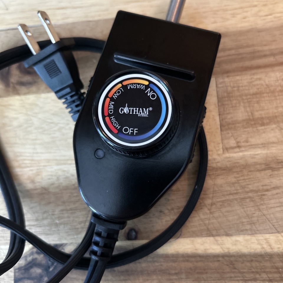 Gotham Steel Smokeless Grill Replace Temp Control Power Cord DCT-001A ...