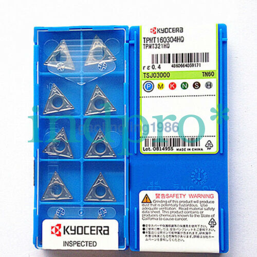 10pcs/box New TPMT160304HQ TN60 TPMT321HQ Cermet Inserts | eBay