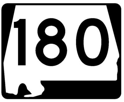 Alabama State Route 180 Sticker R4579 Highway Sign Road Sign Decal | eBay