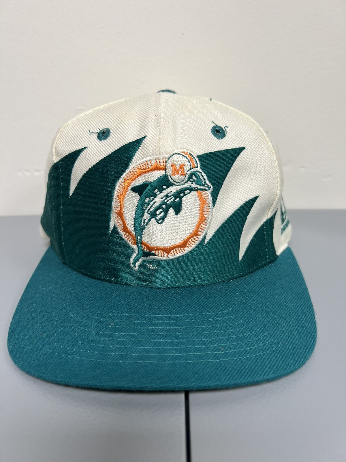 Vintage Miami Dolphins Logo Athletic Shark Tooth Sna… - Gem