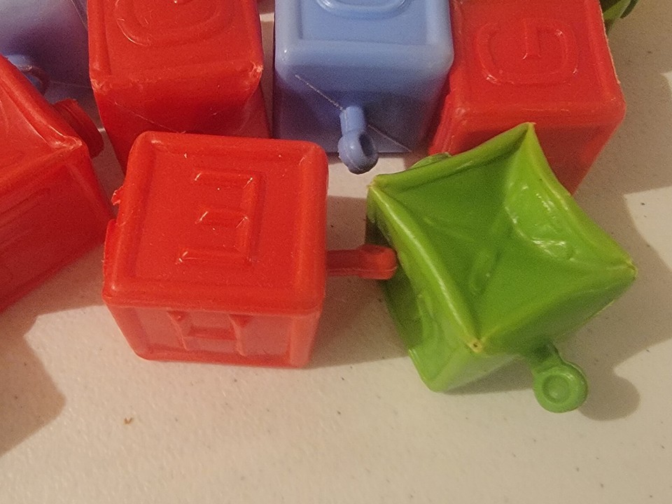 1950s Vintage Childs Plastic Play Blocks | eBay