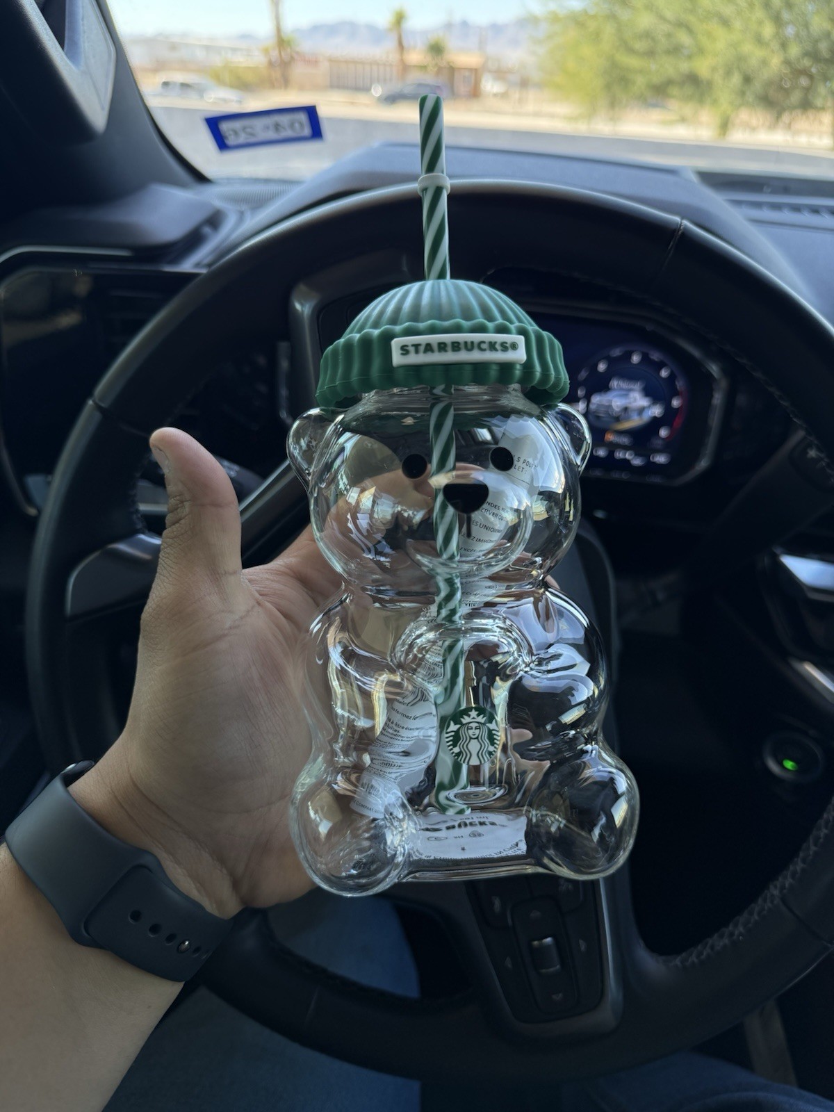 Starbucks Glass Bear Cup Bearista Bear Series Limited Edition | eBay