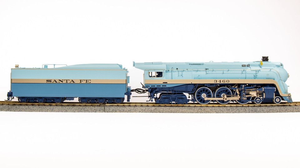 Broadway Limited 7352 HO ATSF Blue Goose Early 1939 Appearance Paragon4 ...