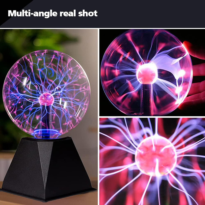8 inch Extra Large Plasma Ball Purple Red Plasma Lamp Ball | eBay