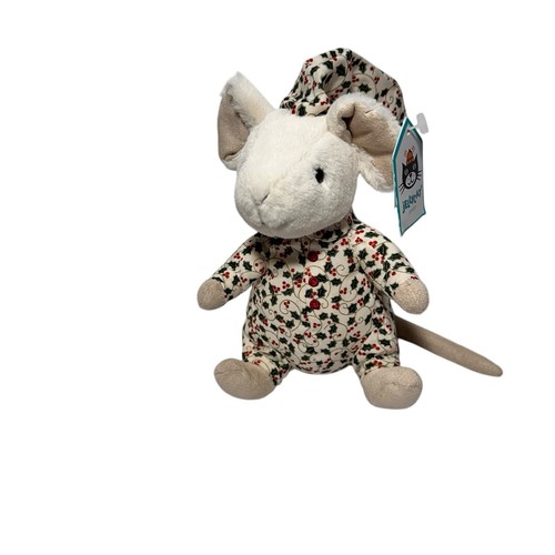 Jellycat Bedtime Merry Mouse - Christmas! New Clean ——Roughly 8” | eBay