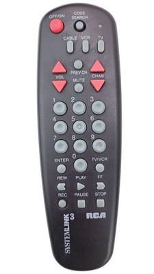 RCA Systemlink 3 Universal Remote Control RC300B VCR TV Cable ...