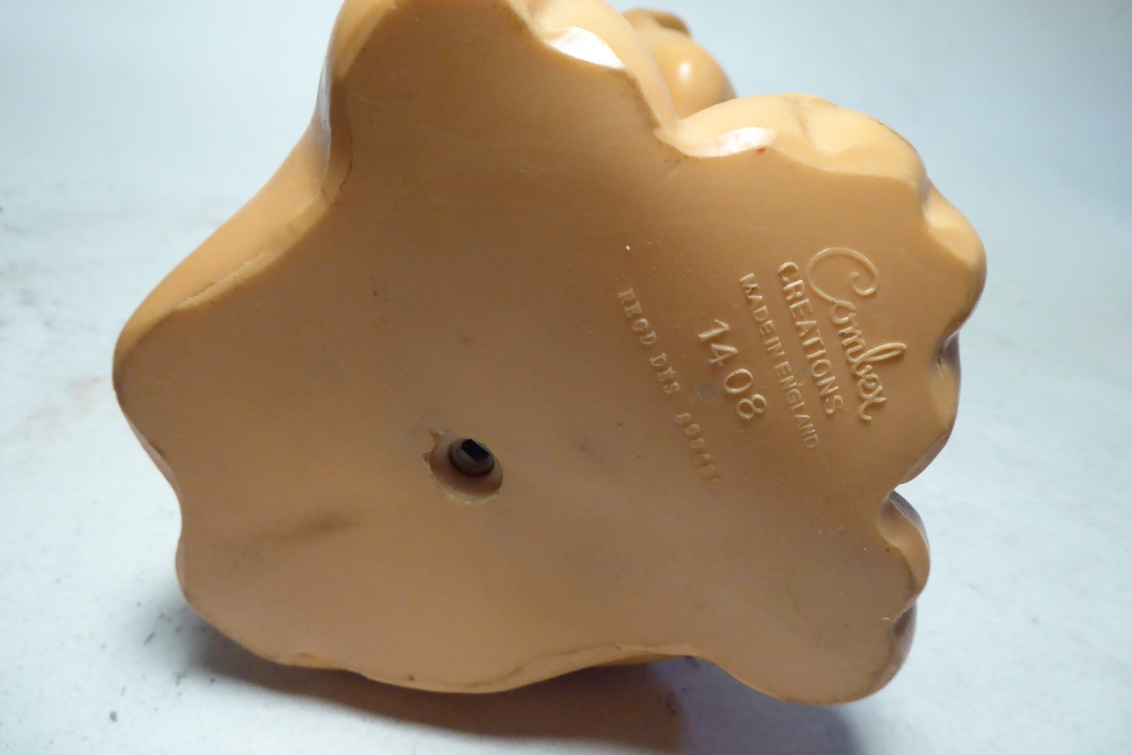 COMBEX CREATIONS HARD PLASTIC TOY CAT VINTAGE RETRO 1960s MADE IN ...