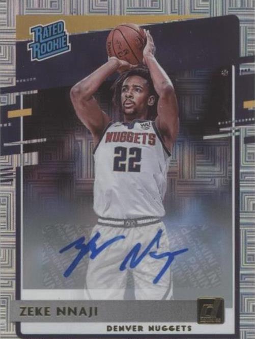 2020-21 Panini Donruss - Rated Rookies Zeke Nnaji #236 Choice ...