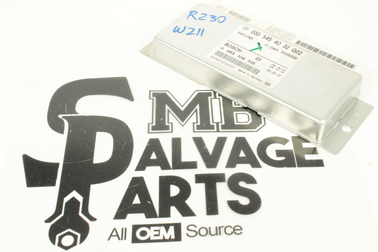 03-06 Mercedes W211 R230 SL500 E500 Stability Control Module ABS ...