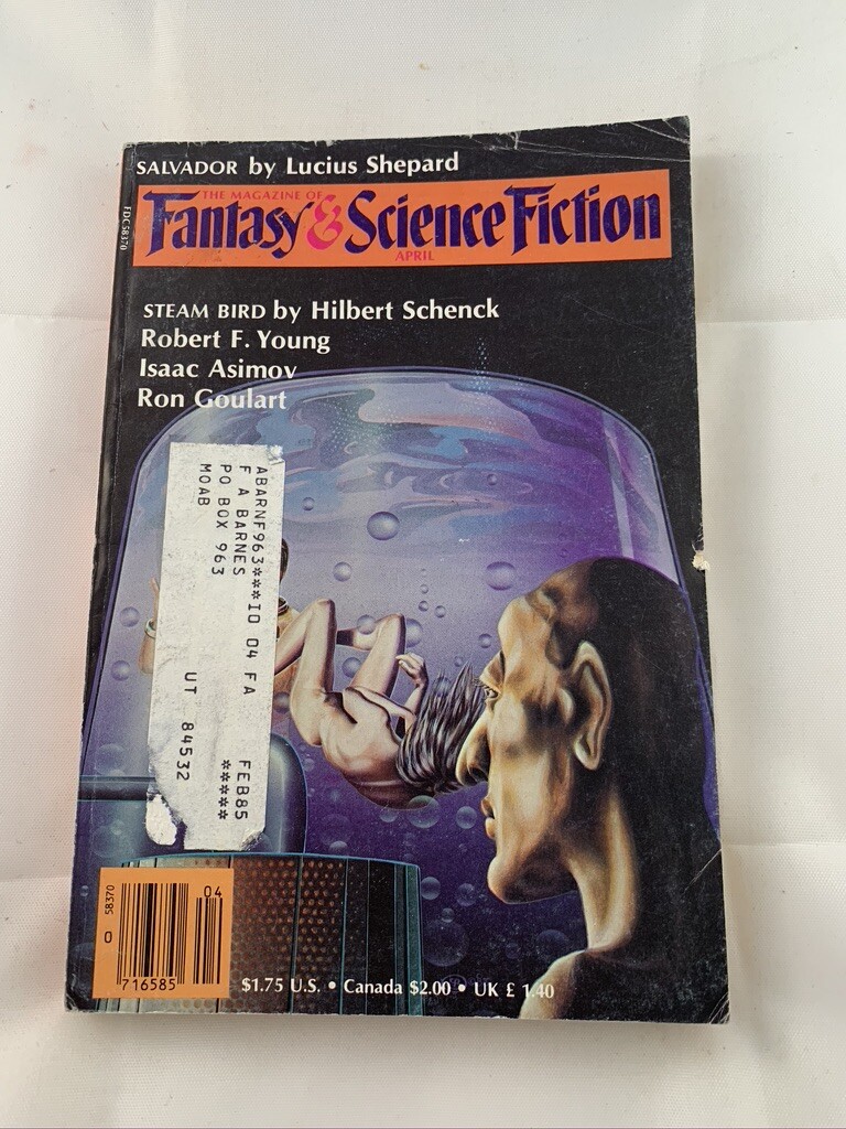 FANTASY AND SCIENCE FICTION DIGEST April 1984 Isaac Asimov Lucius ...