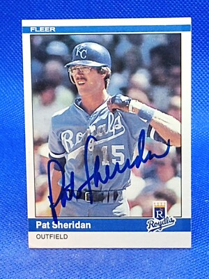 AUTOGRAPH AUTO Pat Sheridan 1984 Fleer #357 | eBay