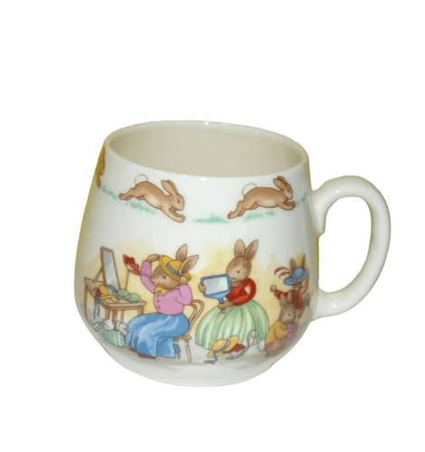 1 Handle Don Mug Royal Doulton Bunnykins Albion Hat Shop Mirrors Rabbit ...