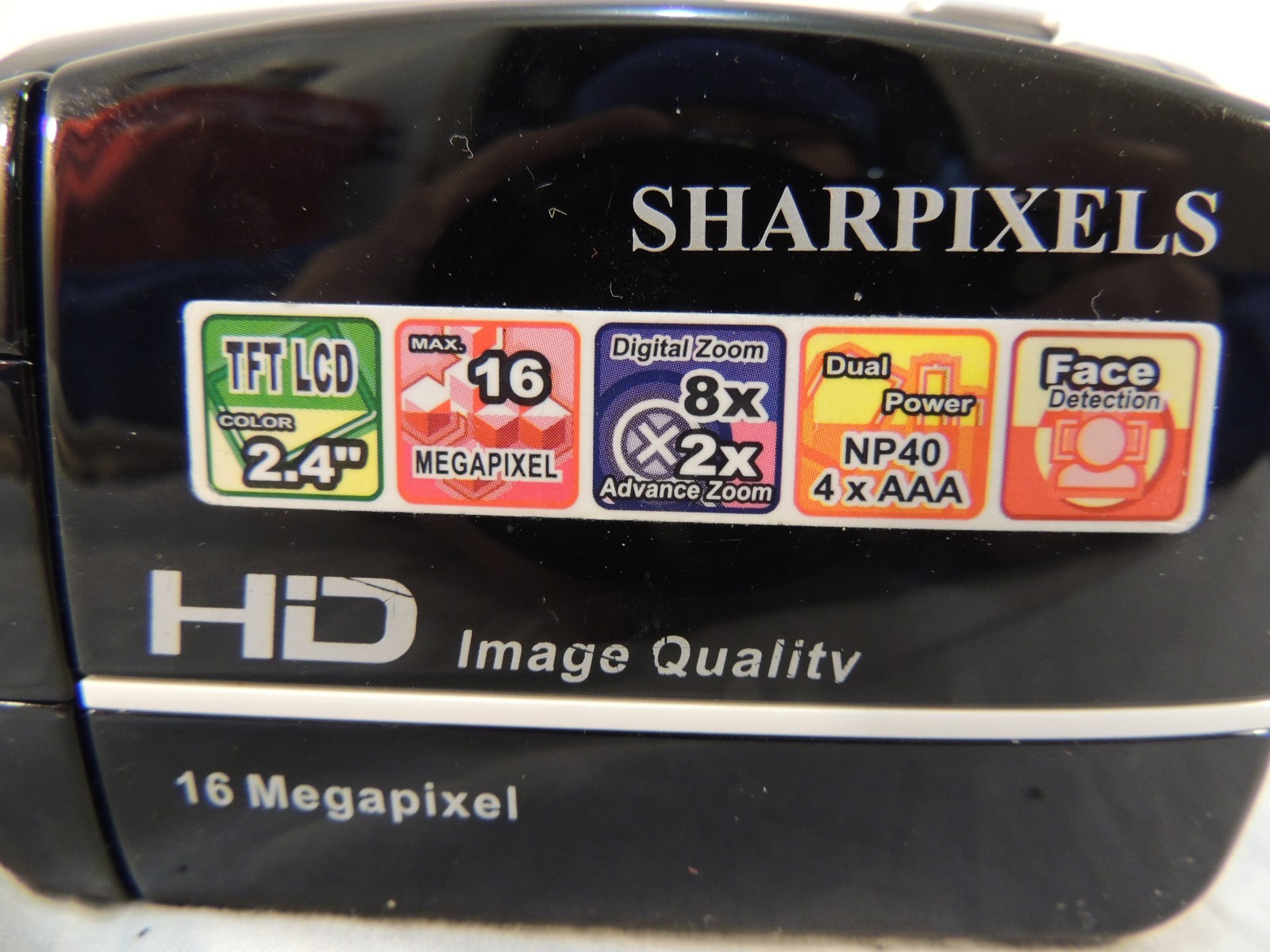 Sharpixels 16 Megapixel Digital Video Camera Slim SH-6500 Precision ...