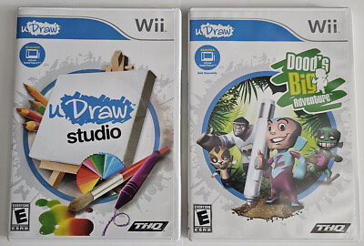 lot 2 U DRAW STUDIO (Nintendo Wii, 2010) U DRAW: Dood's Big Adventure ...