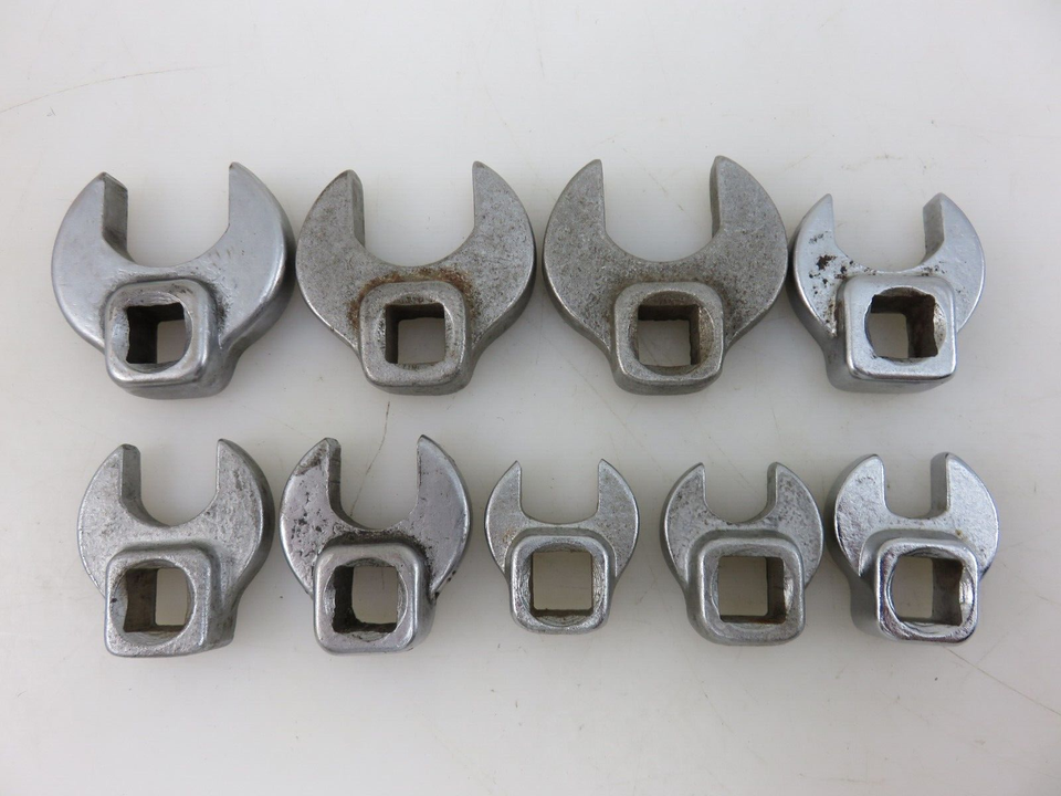 Proto Crowfoot Wrench Set 9pc 3/8" Drive 3/8"-7/8" Crowsfoot Vintage ...