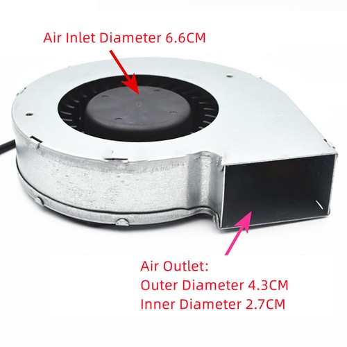 DC12V 2A DC Brushless Fan Motor Turbo Speed Ajustable Controller Fans ...