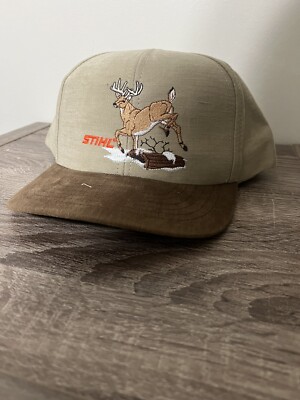 Vintage NOS 2004 Stihl Leaping Buck Deer USA Snapback Hat Dealer ...