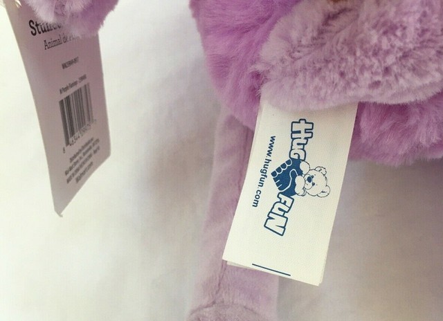 Hugfun Flamingo Bird Plush Long Legged Purple 19" Stuffed Animal Toy ...