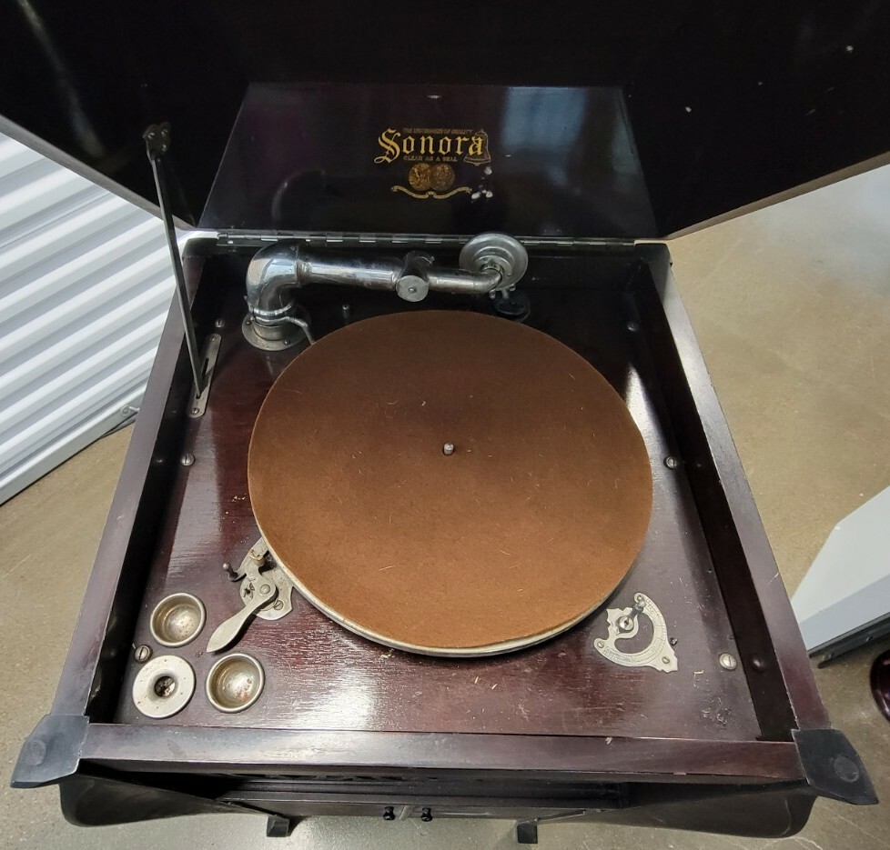 Antique Sonora Hand Crank Phonograph Minuet, Dated 07/1919 | eBay