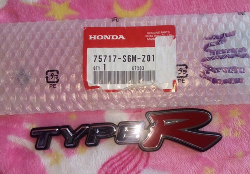 Honda Integra Dc5 Type R,rear Emblem/badge 75717-S6M-Z01 GENUINE NEW | eBay