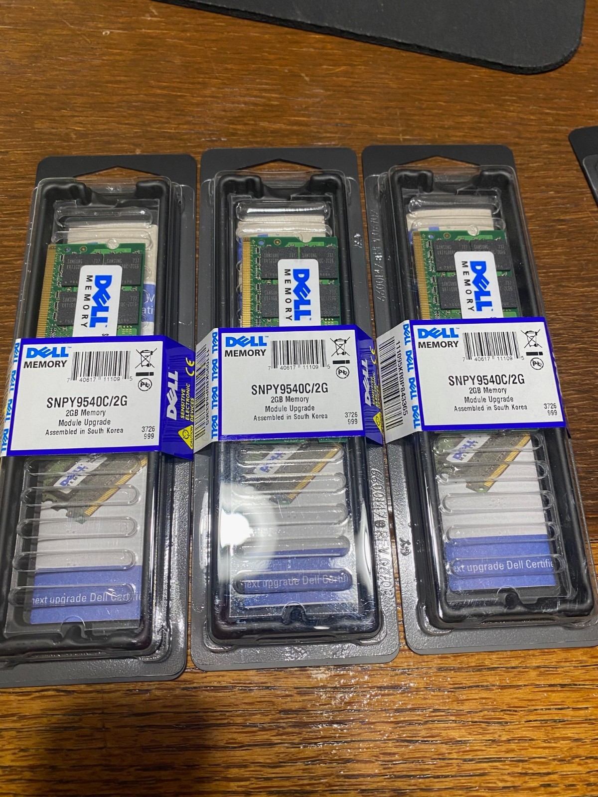 5 Dell SNPY9540C/2G 2GB PC2-5300 SO-DIMM Memory Module Laptop Ram- 3 ...